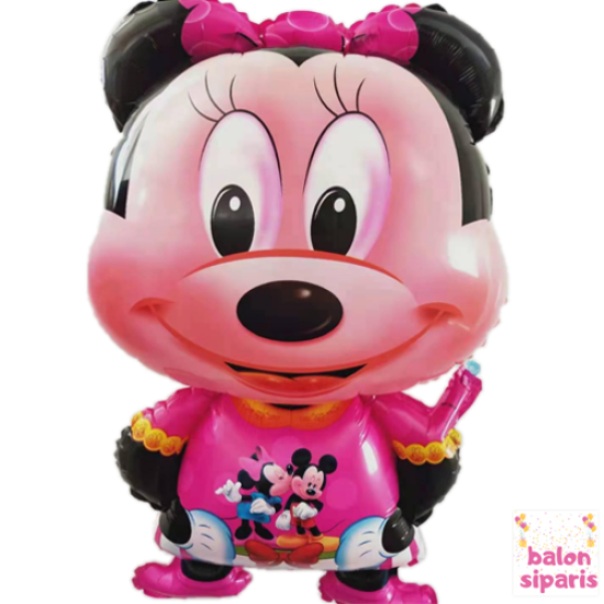 Toptan Minnie Mouse Büyük Boy Folyo Balon - toptansus.com