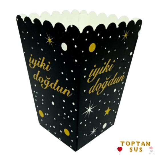 Toptan Siyah Altın Mısır Kutusu - toptansus.com