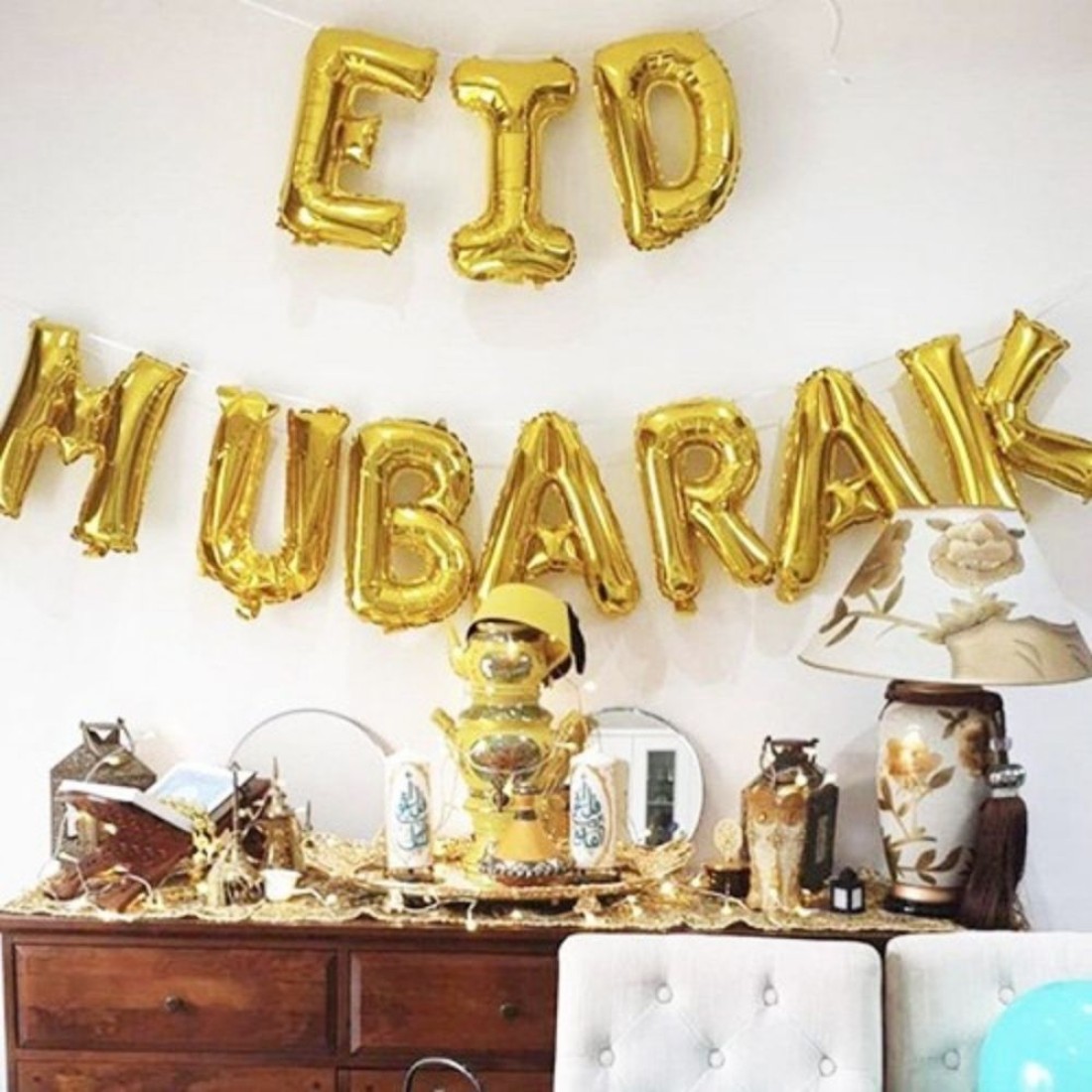 Toptan Eid Mubarak Balon Seti 40 cm |Ramazan Şenliğini Kutlayın ...